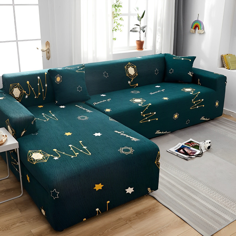 3D China Print Sofa Cover (2+2+1)